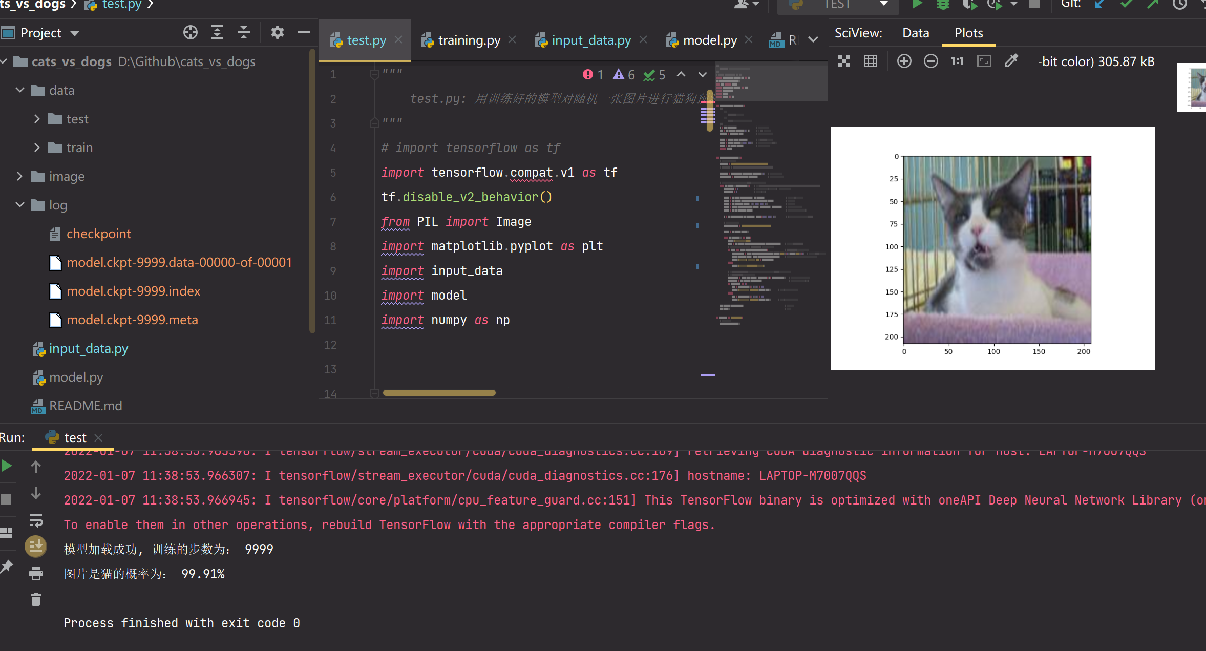 TnsorFlow+CNN猫狗识别-CSDN博客