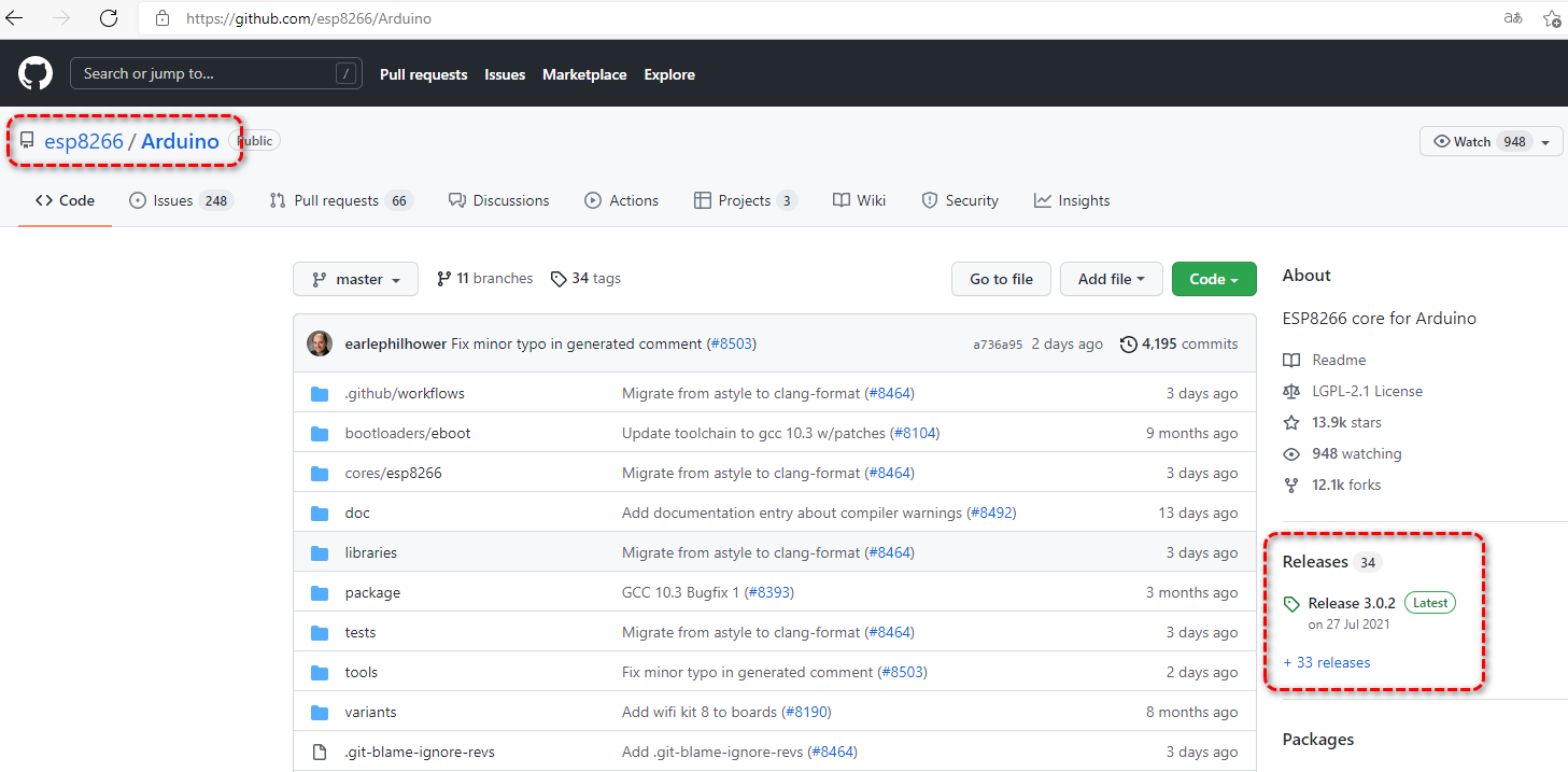 Arduino IDE搭建ESP8266开发环境，开发包下载过慢解决方法_arduino下载esp8266很慢有什么方法-CSDN博客