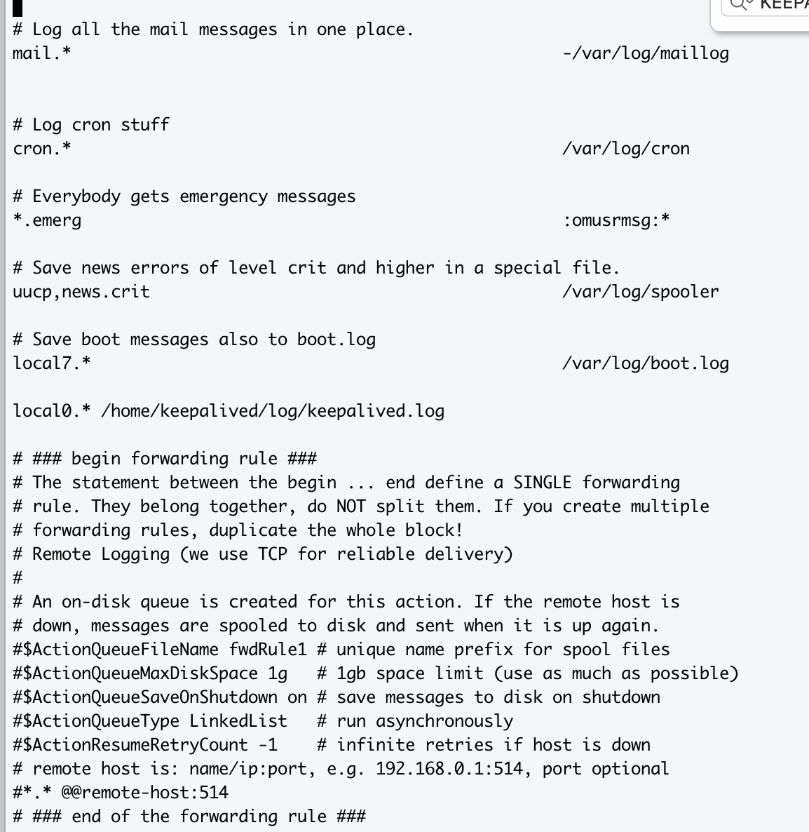 Linux离线搭建keepalived及日志配置_linux离线安装keepalived-CSDN博客