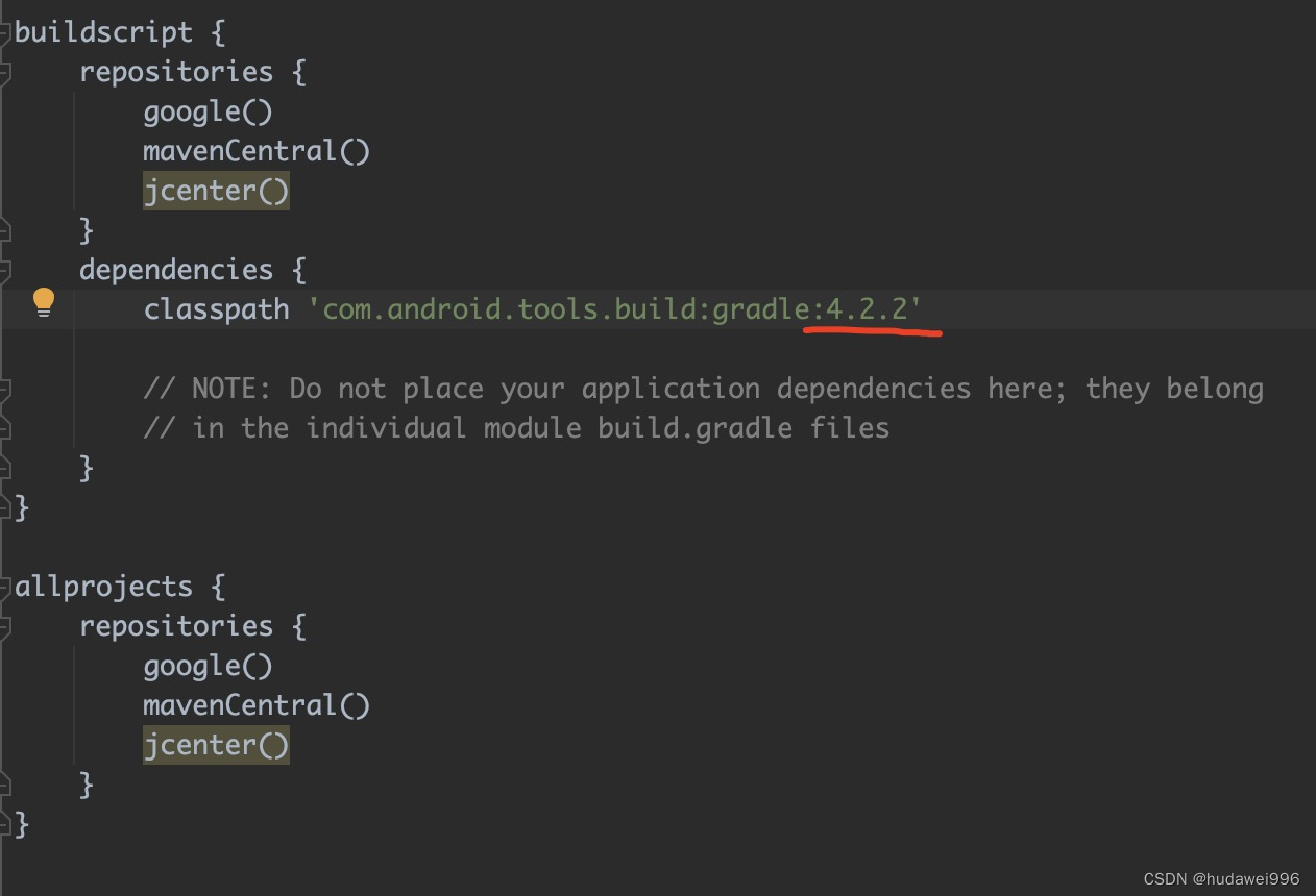 解决 Minimum supported Gradle version is 5.1.1. Current version is 4.6-CSDN博客