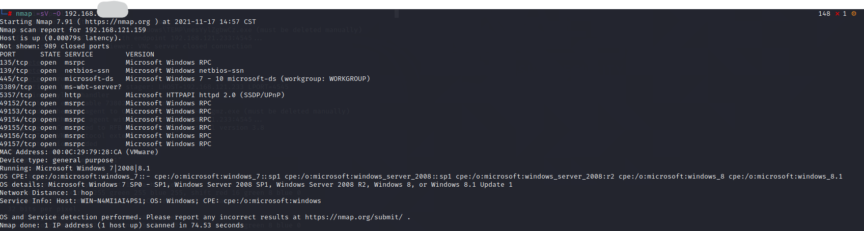 Windows7 445端口漏洞_发现设备当前服务445-CSDN博客
