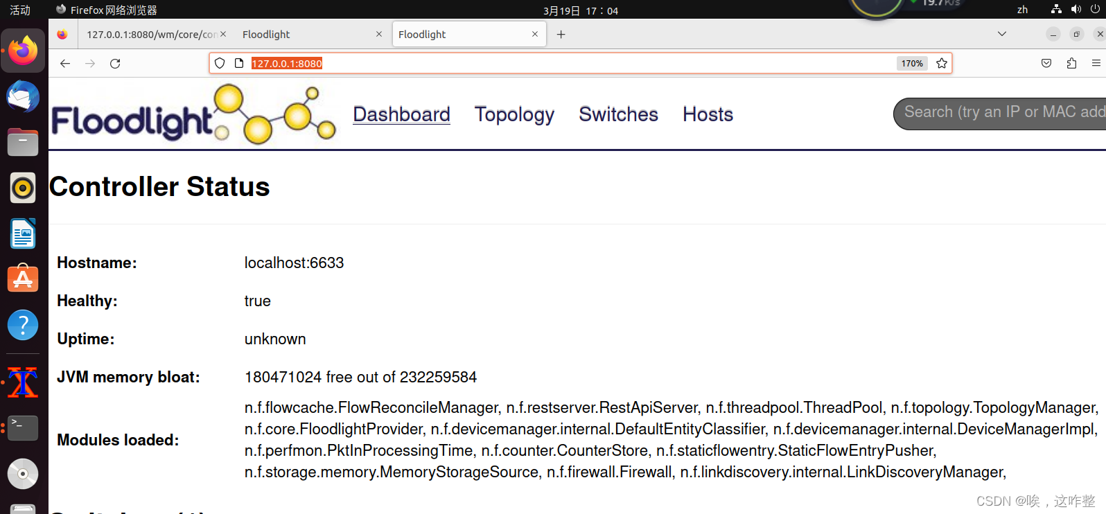 floodlight+mininet DDos_floodlight实现ddos入侵与检测功能-CSDN博客