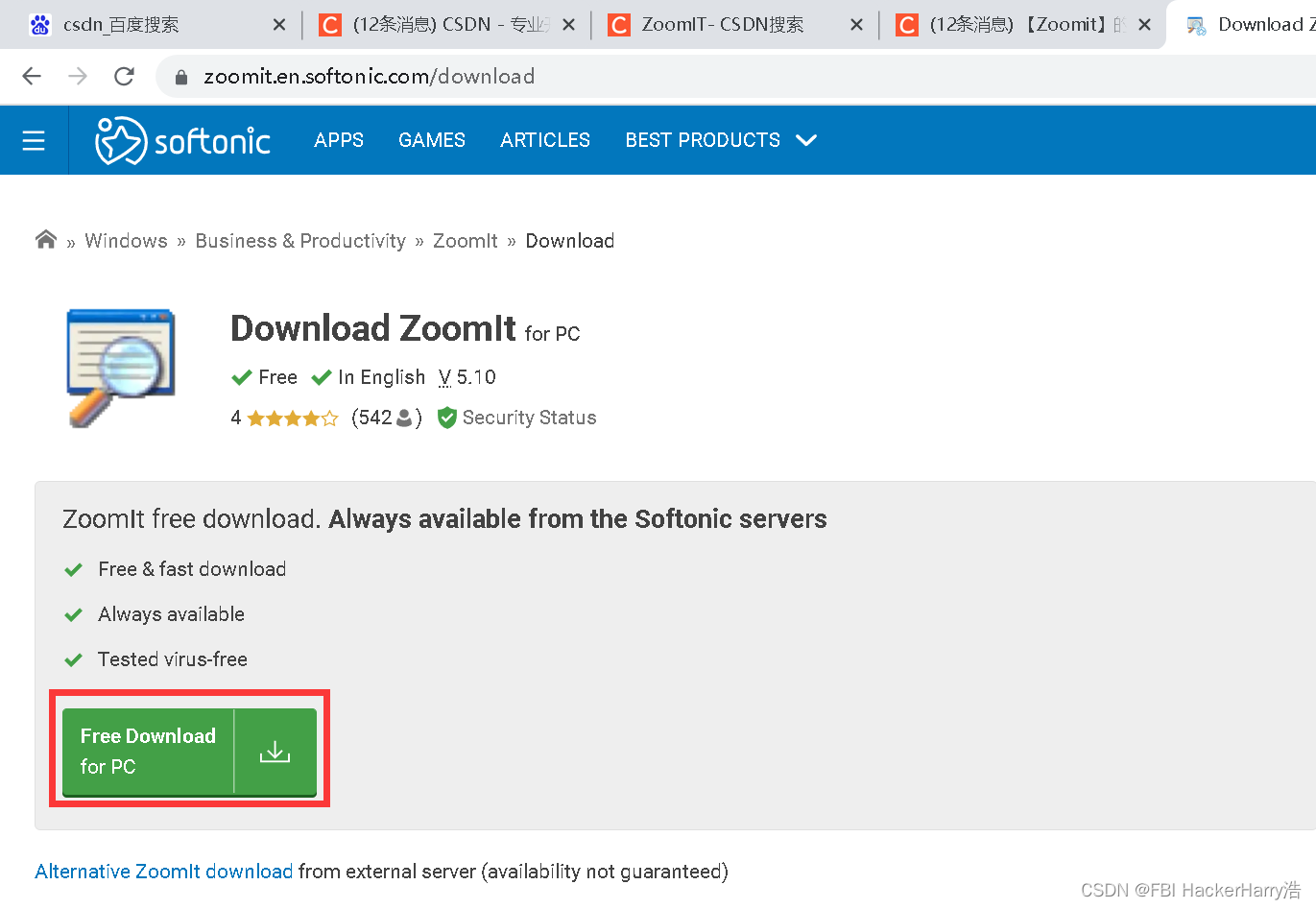 ZoomIt 的安装及使用方法-CSDN博客