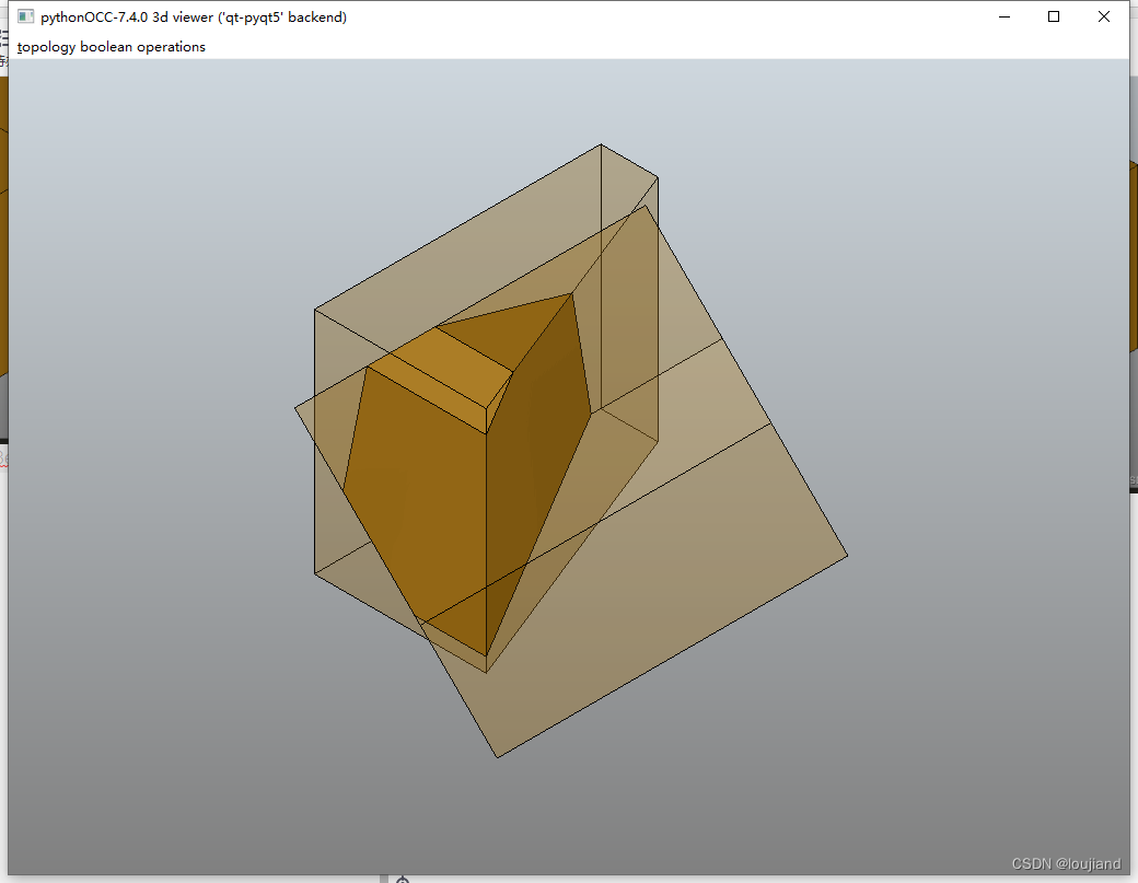 第二章：Pythonocc官方demo 案例72（基于拓扑结构的布尔操作）-CSDN博客