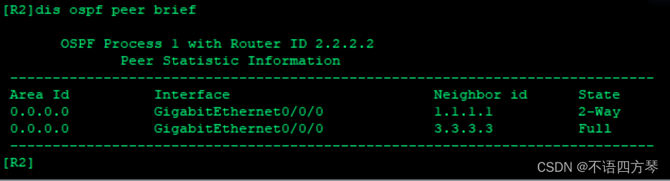 OSPF实验-CSDN博客