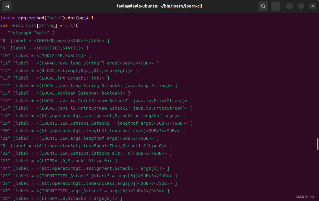 joern安装+简单使用_joern教程-CSDN博客