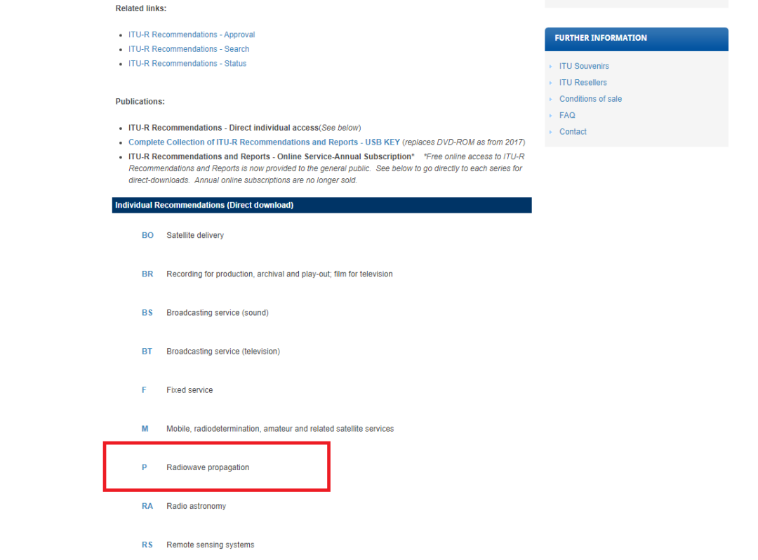 【国际电联无线电通信部门(ITU-R)】雨衰建议书、雨衰模型和降雨率数据的下载_itu 雨衰模型-CSDN博客