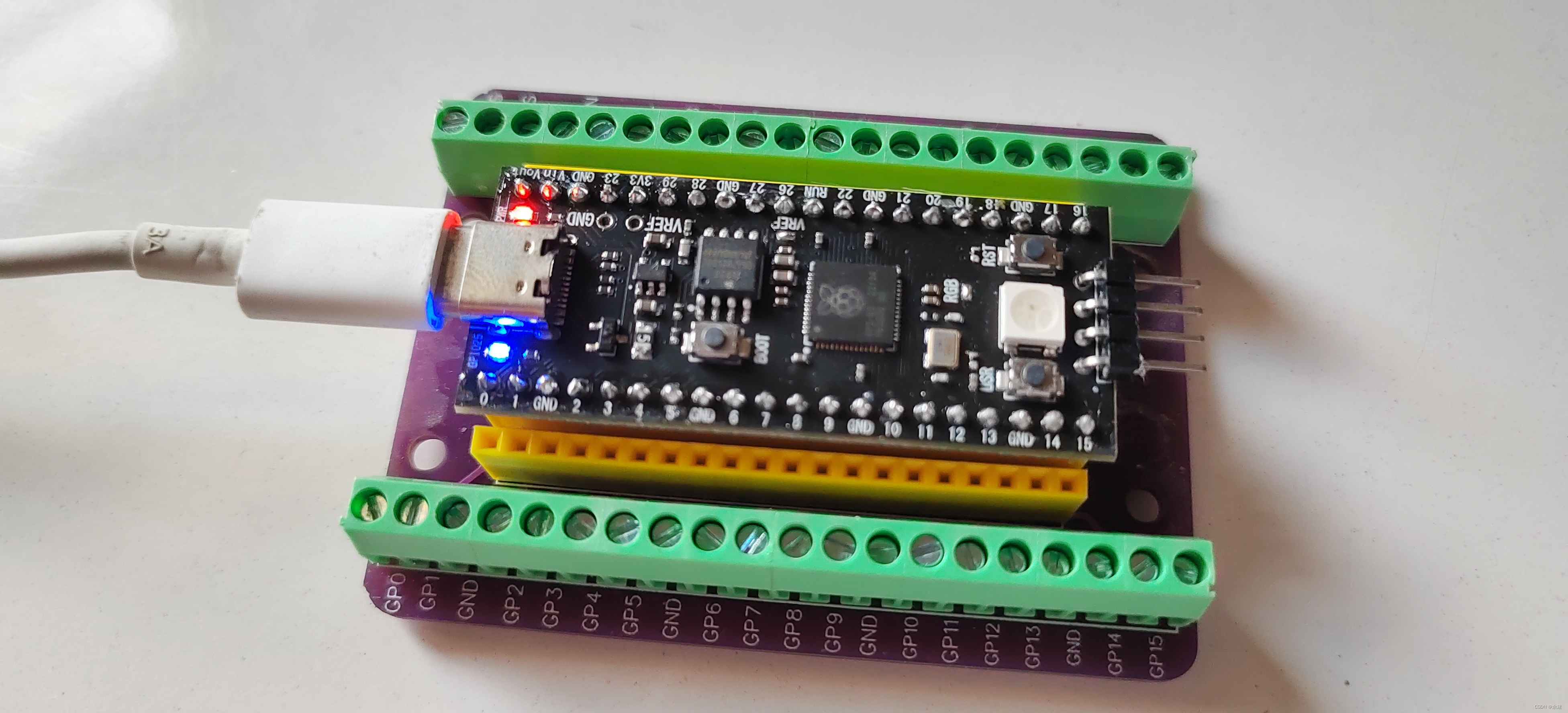 树莓派raspberry Pi Pico的时间定时器中断和按钮中断树莓派pico定时器 Csdn博客