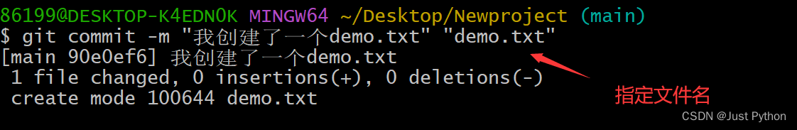 【Git&GitHub - 5】：Git添加文件并提交到本地（git status、git add、git commit、git log命令的使用）_git的commit提交到本地哪里了-CSDN博客