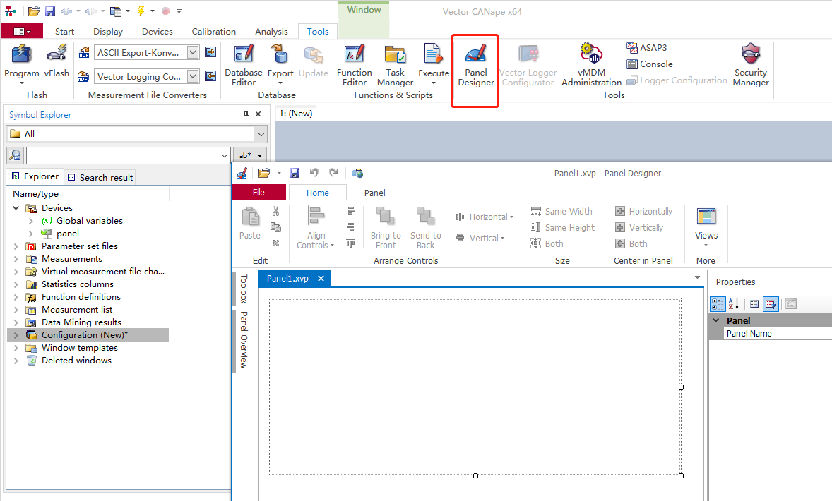 Panel design based on CANAPE (1)--button - Programmer Sought