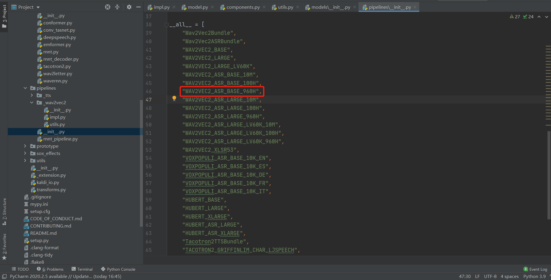 探究torchAudio中wav2vec2的源码（一）_wav2vec2model-CSDN博客