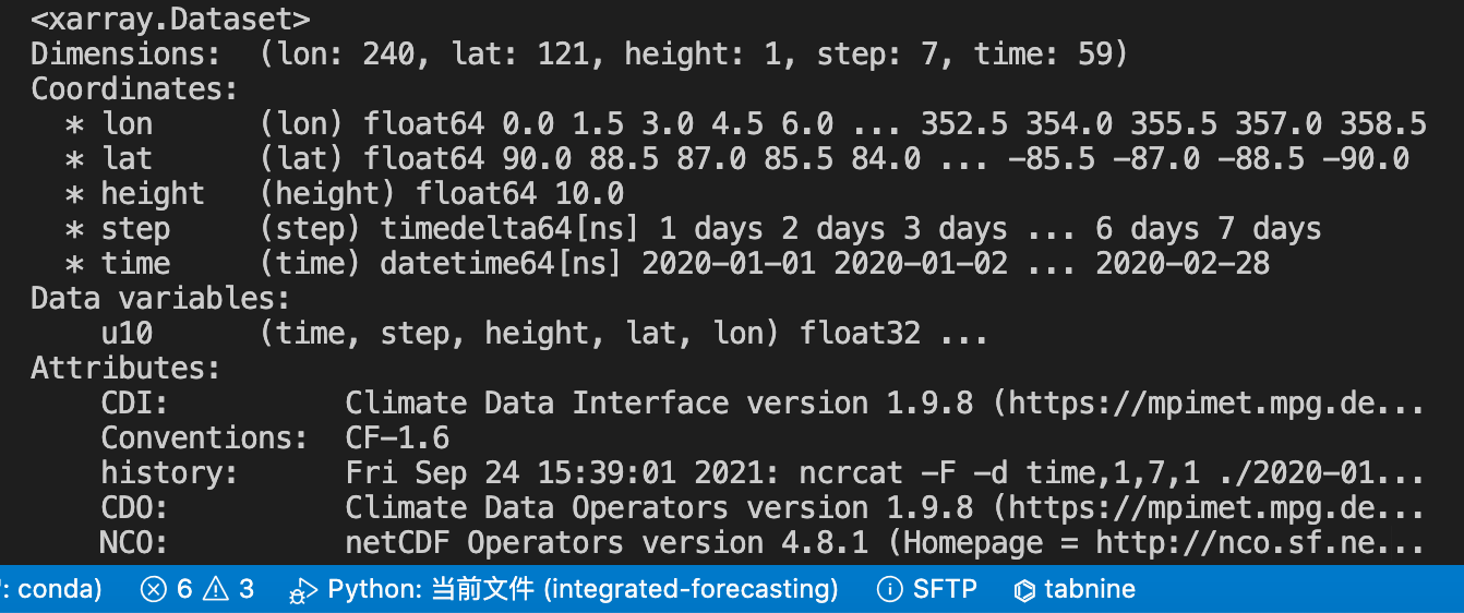 【数值预报】按时间维度合并/重新生成nc、grib网格数据（按天、小时组织的文件合并成按月组织文件）_时变网格数据-CSDN博客