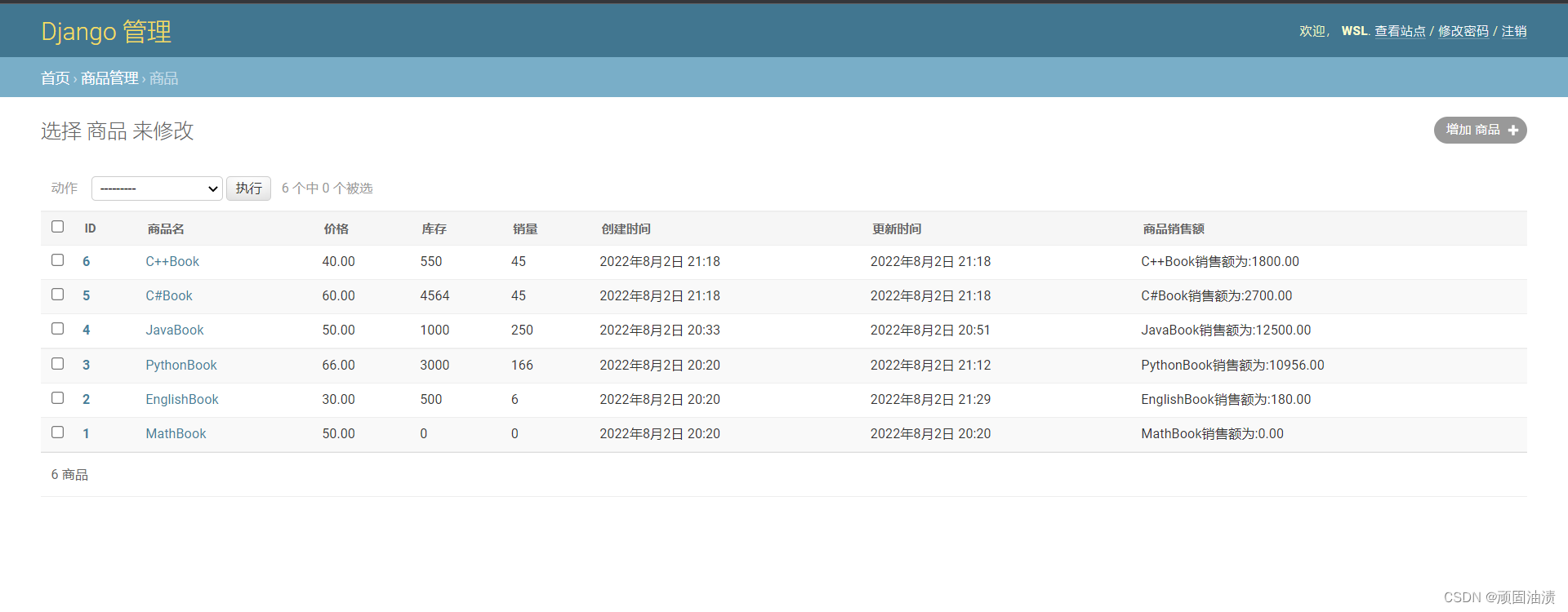 Django定制admin页面(展示页面和编辑页面)django Admin 自定义页面 Csdn博客