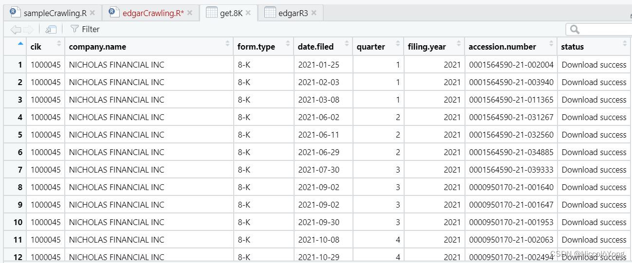 美国证券交易委员会EDGAR系统财务报表获取及文本清洗（I）_sec edgar codes_温井検校的博客-CSDN博客