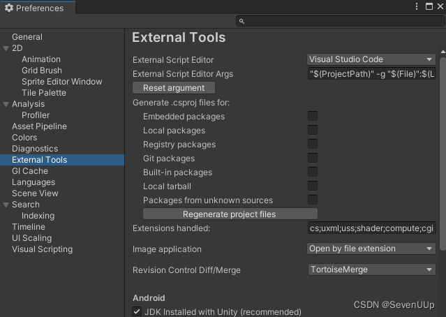 unity 没有Generate all .csproj files?_2022.3 unity没有csproj-CSDN博客