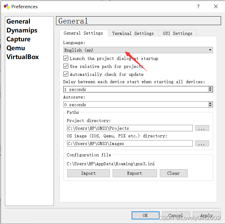 安装GNS3 0.8.3.1软件及配置环境_gns3 版本0.83-CSDN博客