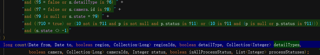 jpa查询异常 org.hibernate.QueryException:Unexpected gap in ordinal parameter labels [5 -＞ 7]-CSDN博客