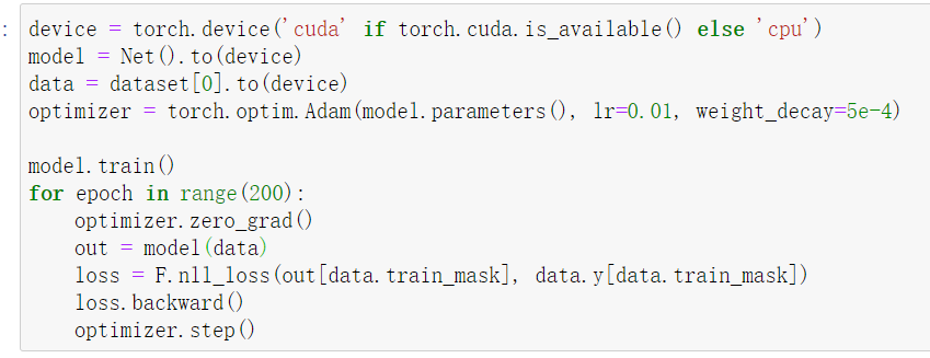 PYG教程【三】对Cora数据集进行半监督节点分类_cora数据集如何区分训练集和测试集-CSDN博客