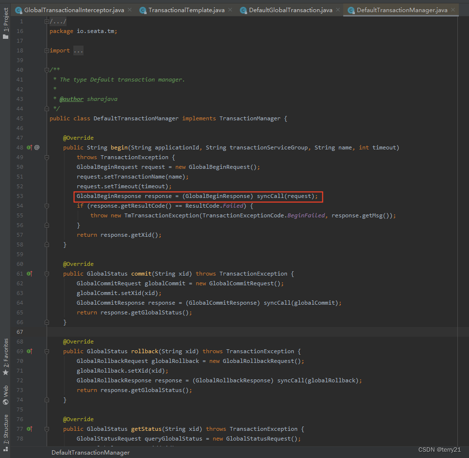 SEATA分布式事务官方demo分析_seata demo-CSDN博客