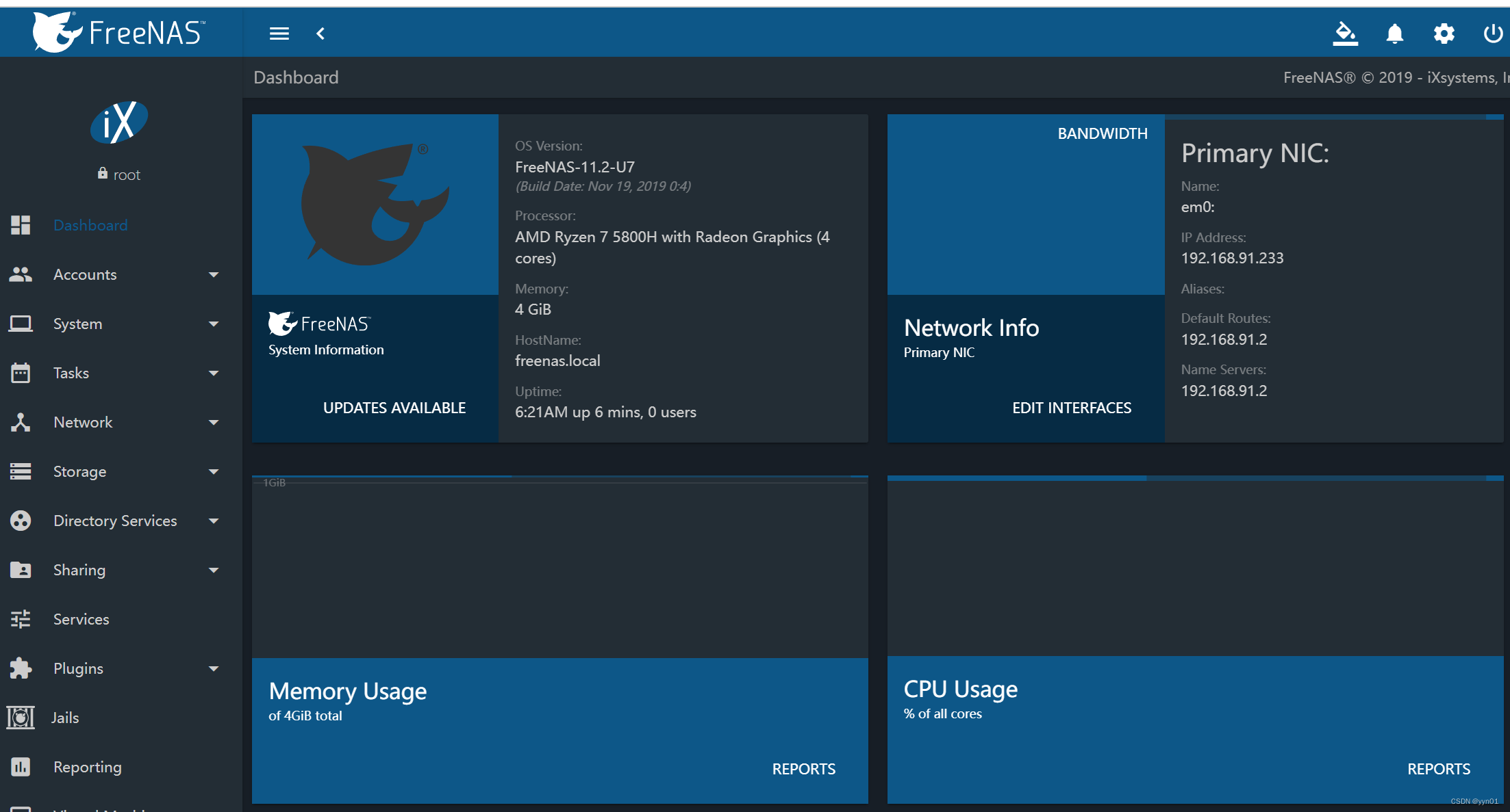 三、FreeNAS安装及实现SMB共享-CSDN博客