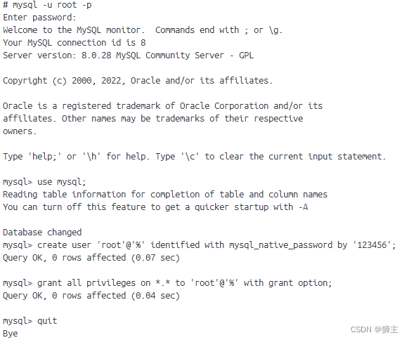 Docker 部署 mysql:8.0.28_docker 部署mysql8.0.28-CSDN博客
