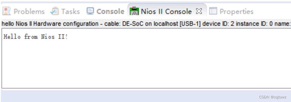 Nios实验入门实践——用Nios软件编程方式完成LED流水灯显示并使用串口输出“Hello Nios-II”字符到笔记本电脑_de2-115开发板nios实现-CSDN博客
