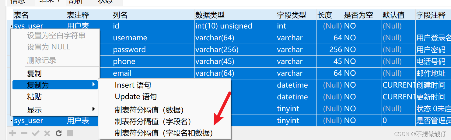 导出mysql数据项到excel及数据错位的解决办法navicat复制的数据错位 Csdn博客