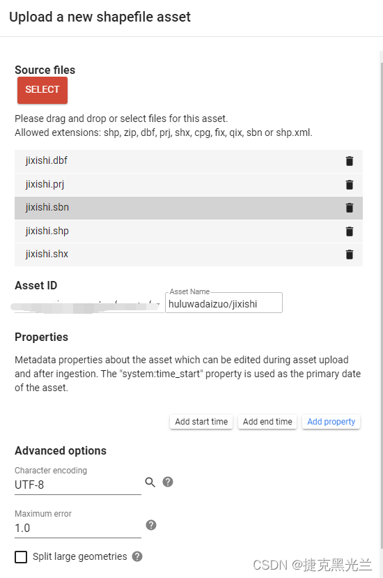 GEE学习——导入并加载矢量数据_gee导入矢量数据-CSDN博客