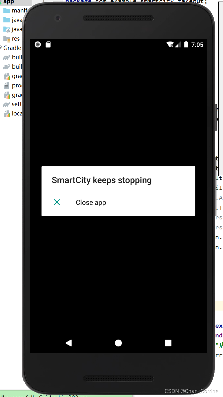 Android Studio模拟器停止程序（XXX keeps stopping闪退）是怎么回事？然后强制关掉了app，代码没有错误，求大神帮帮孩子吧/(ㄒoㄒ)/~~_在线音乐播放器用模拟器 ...