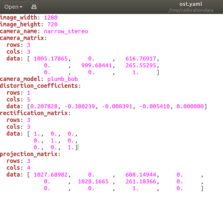 ROS+Opencv的双目相机标定和orbslam双目参数匹配_ros 双目相机标定-CSDN博客