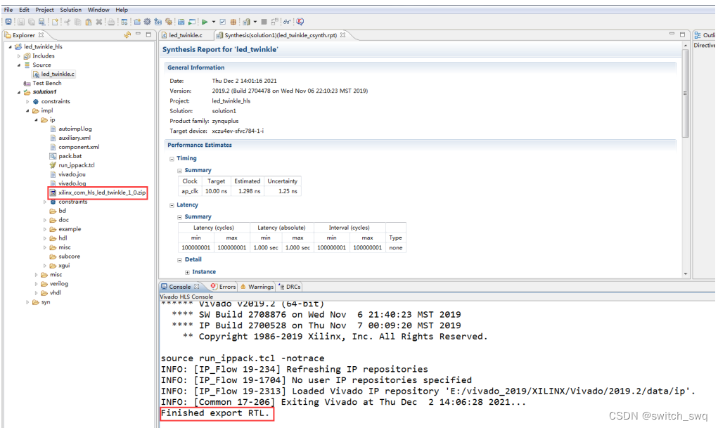 Xilinx_HLS开发——FPGA学习笔记＜?＞_xilinx hls-CSDN博客