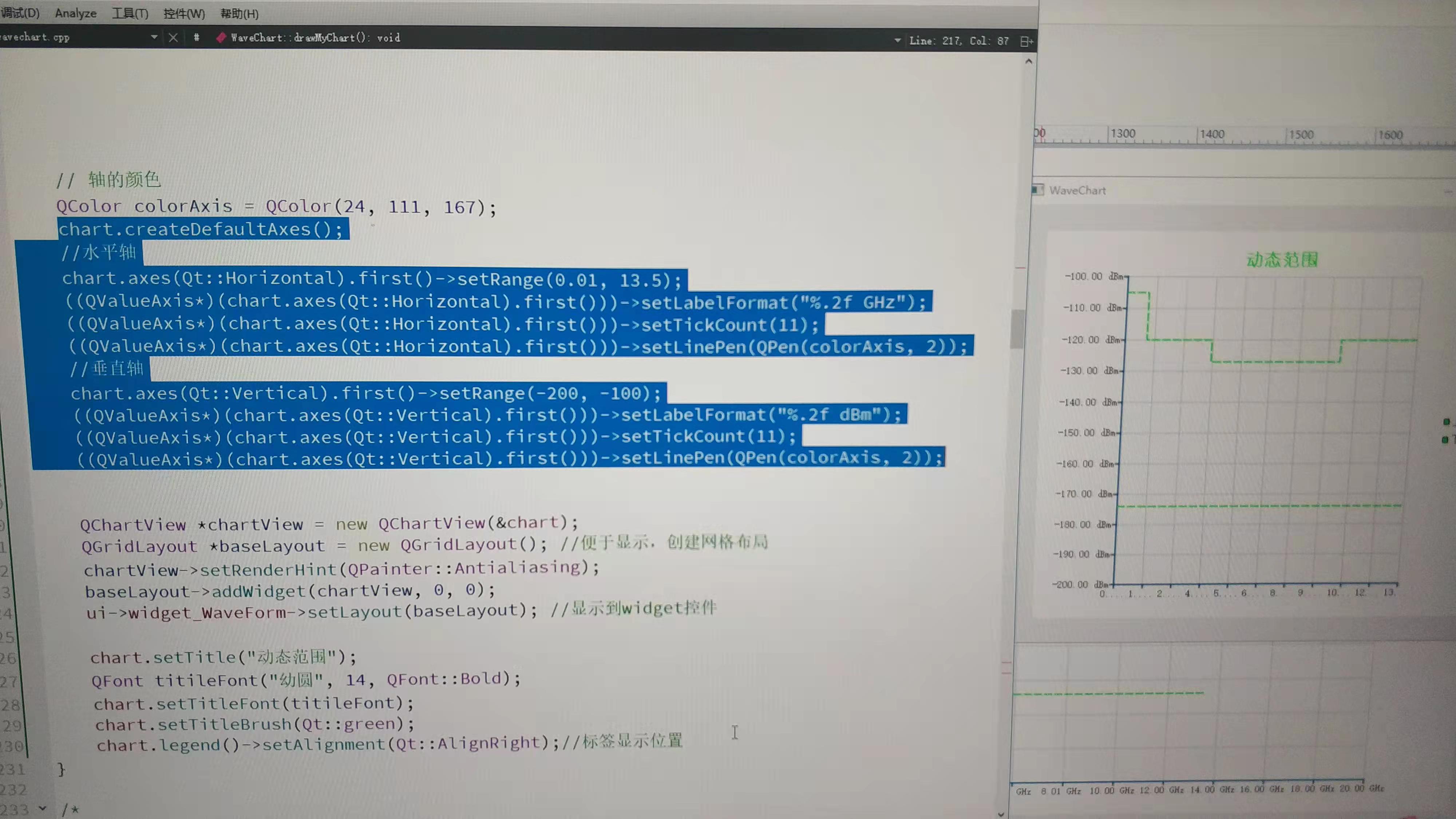 用QChart绘制波形图 用到的知识_qt qlabel 波形图-CSDN博客