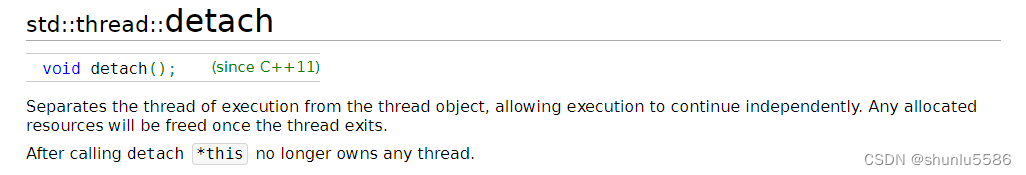 thread --- detach()的使用_thread detach-CSDN博客