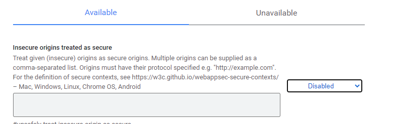 【chrome报错提示】 您使用的是不受支持的命令行标记--unsafely-treat-insecure-origin-as-secure，稳定性和安全性会有所下降-CSDN博客