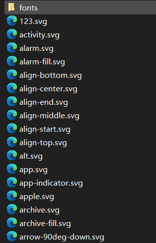 Bootstrap图标库下载到本地后的引用_bootstrap-icons本地-CSDN博客