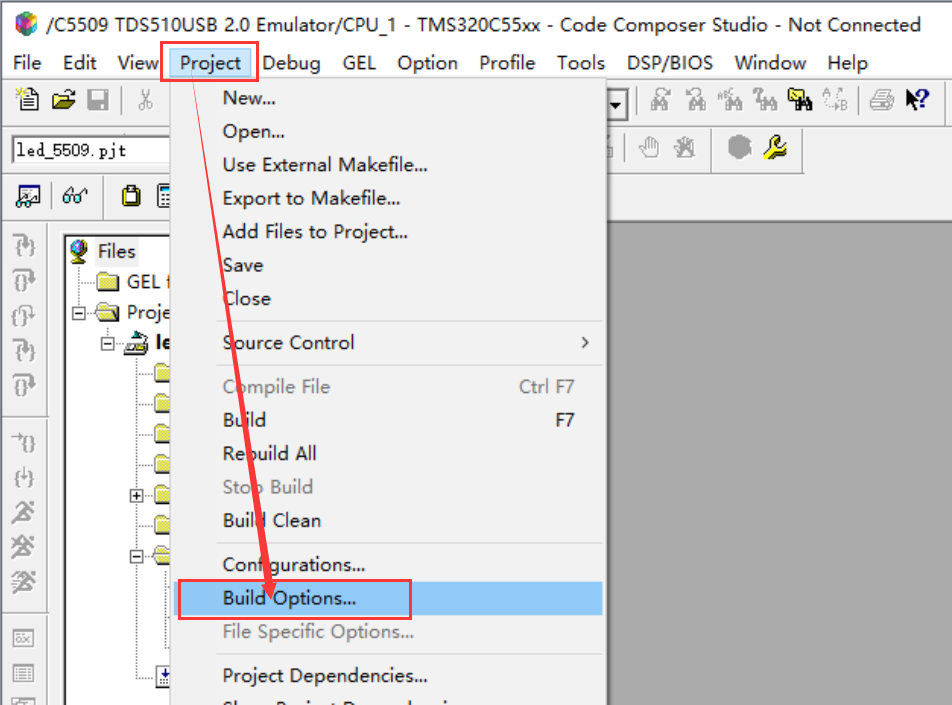 DSP实验2&实验3-点亮LED和调试——基于TMS320VC5509_基于tms320vc5509 ccs-CSDN博客