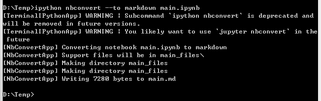 如何利用 nbconvert将 IPYNB文档转换 Markdown文档？_ipynb转markdown-CSDN博客
