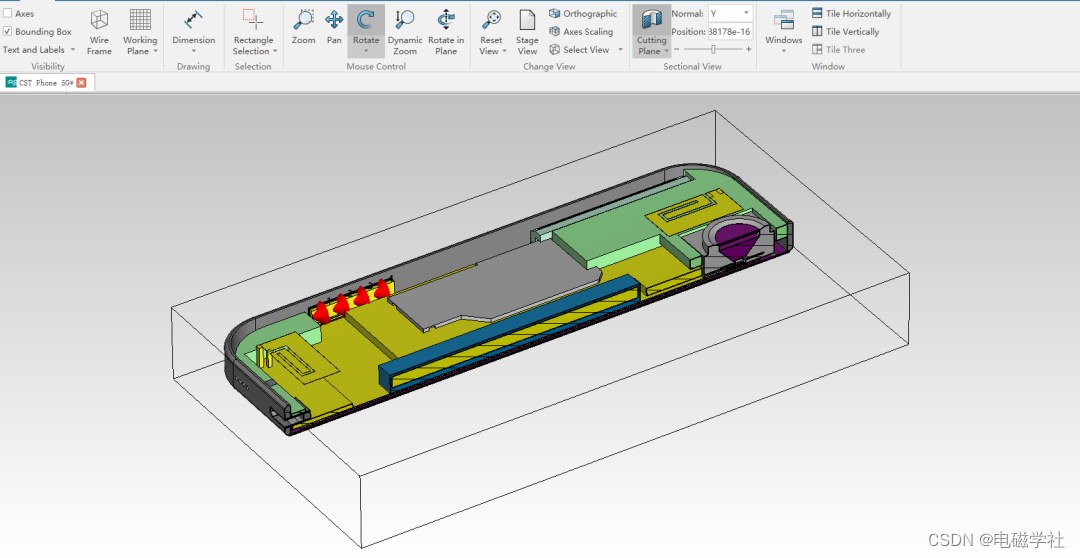CST仿真指导 | 报告用图处理_cst怎么量尺寸-CSDN博客