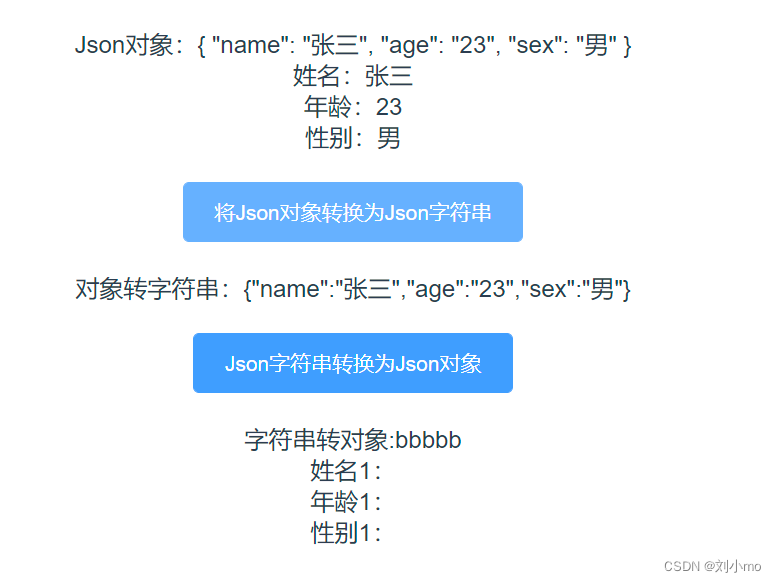 Json对象和json字符串之间相互转换对象转json字符串 Csdn博客 5995