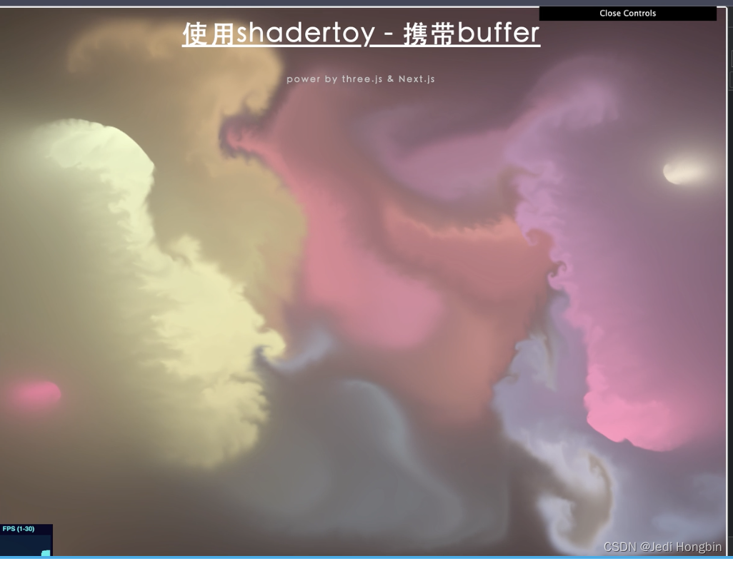 three.js shadertoy使用手册 -使用带buffer shader_shadertoy buffer-CSDN博客