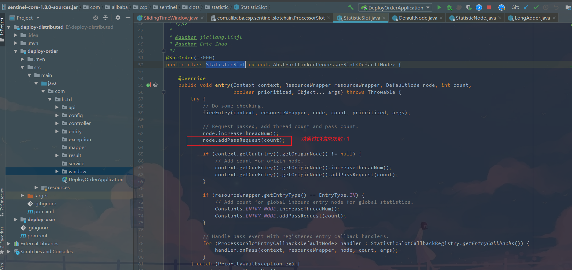 Sentinel核心架构源码剖析(下）_sentinel查看接口调用次数-CSDN博客