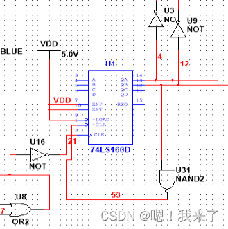 Multisim14.0 简易交通灯设计_multisim交通信号灯-CSDN博客