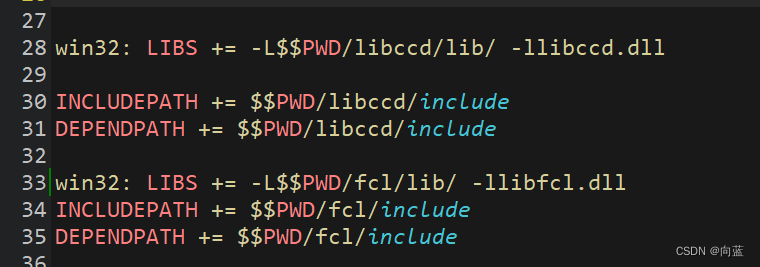 FCL碰撞检测库，添加到QT项目中，问题记录error: dllimport cannot be applied to non-inline ...