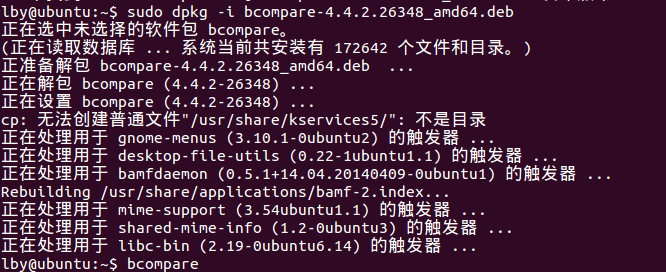 ubuntu 安装bcompare报错E: 未找到“nvidia-modprobe”的“bcompare-4.4.2.26348_amd64 ...