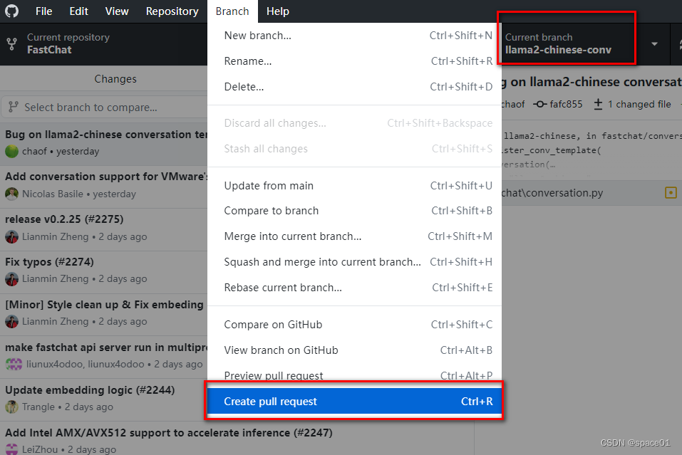 如何使用GitHub Desktop在PR时只提交某个commit_github如何pr部分提交-CSDN博客