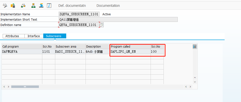 SAP ABAP QA11屏幕增强 BADI QEVA_SUBSCREEN_1101_qa11增强-CSDN博客