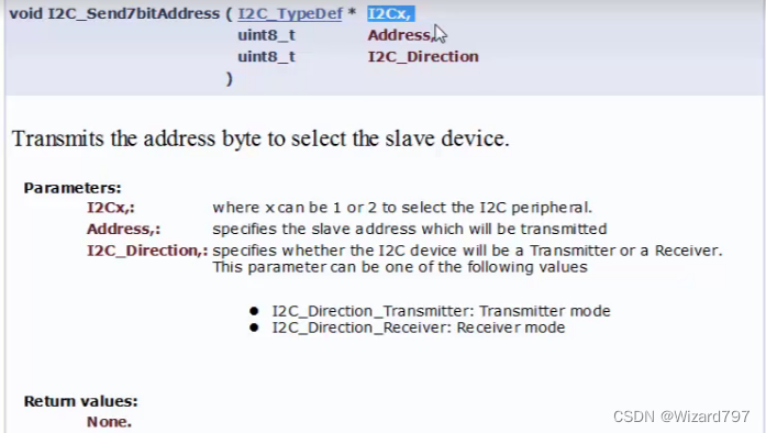 Stm Iic库函数ownaddress1 Csdn博客 