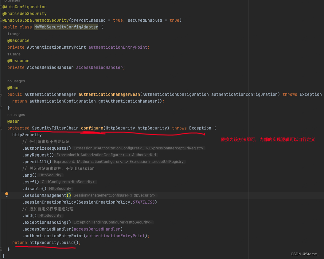 “WebSecurityConfigurerAdapter 已经过时了”解决方案_websecurityconfigureradapter 过期-CSDN博客