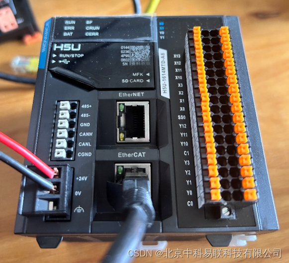 西门子S7-1200与汇川H5U通过HT3S-PNS-ECS网关实现Profinet与EtherCAT协议的主站设备进行数据交换_h5u profinet-CSDN博客